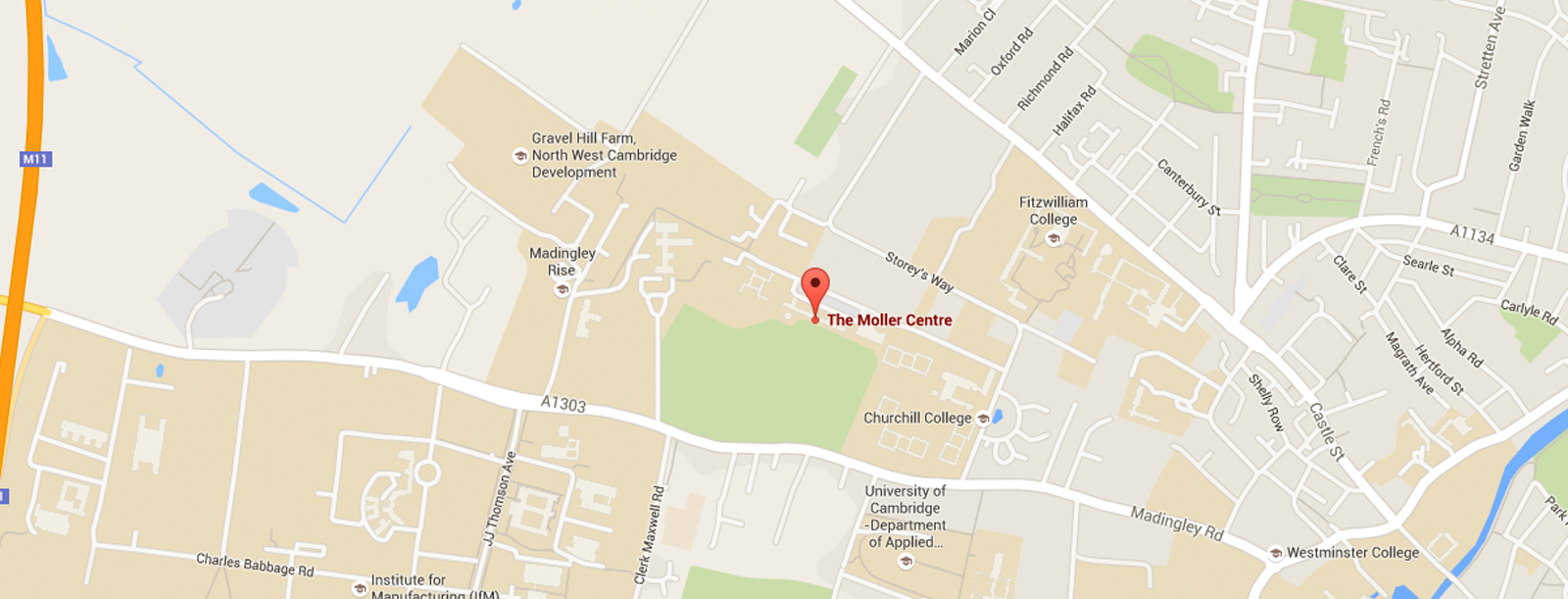 Contact & Directions | The Møller Institute, Cambridge